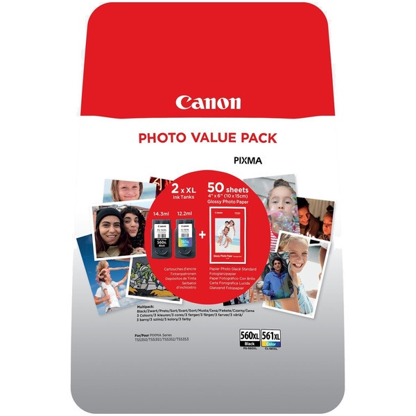 Canon PG-560 XLCL 561 XL black color - THINKshop Tintenpatronen LEERE ...